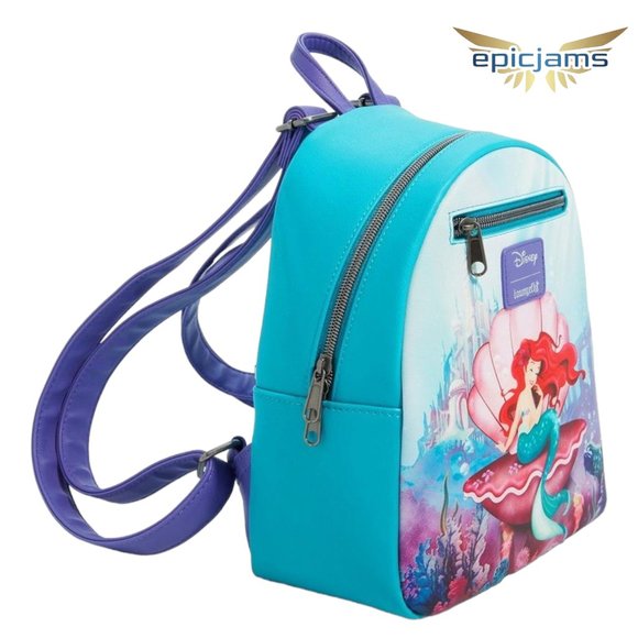 Loungefly | Bags | Loungefly Disney Ariel In Shell Mini Backpack | Poshmark
